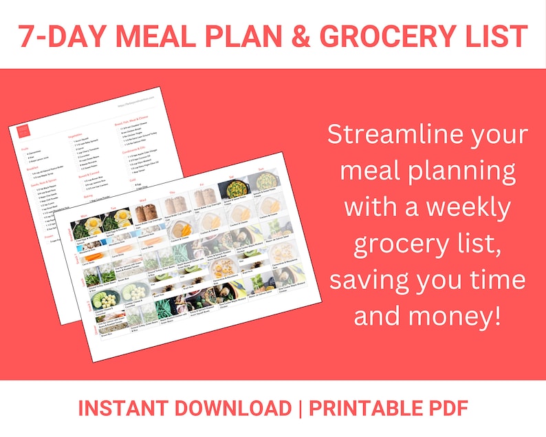 FODMAP Meal Plan: Printable Low FODMAP Diet Plan and Grocery List for ...