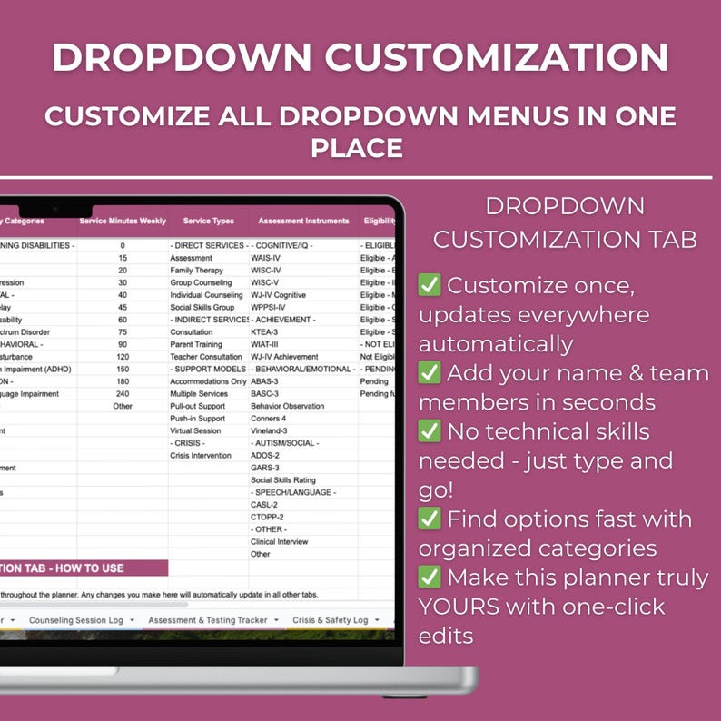 Buy School Psychologist Planner: Digital IEP Tracker, Caseload ...