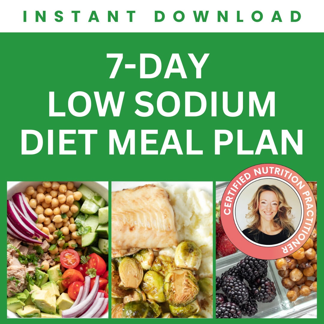 Low Sodium Diet Guide: 7-day Heart Healthy Meal Plan With Low Sodium ...