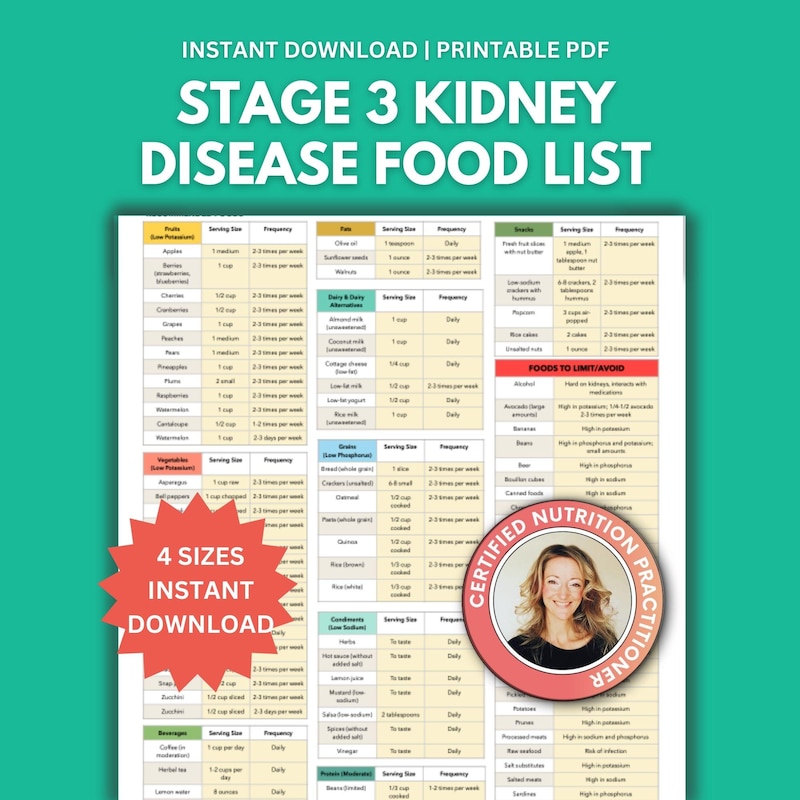 Kidney Planner Guide - Etsy UK