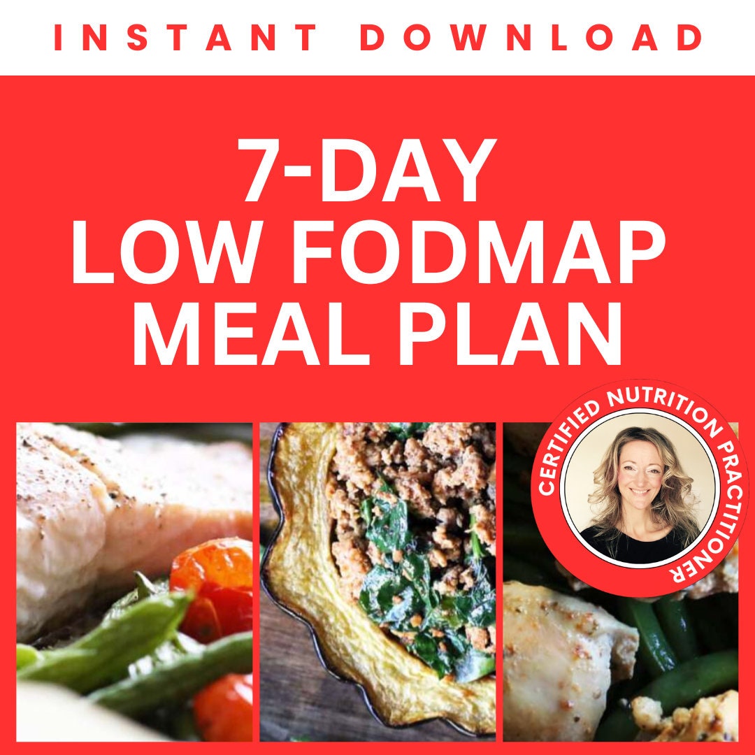 FODMAP Meal Plan: Printable Low FODMAP Diet Plan and Grocery List for ...