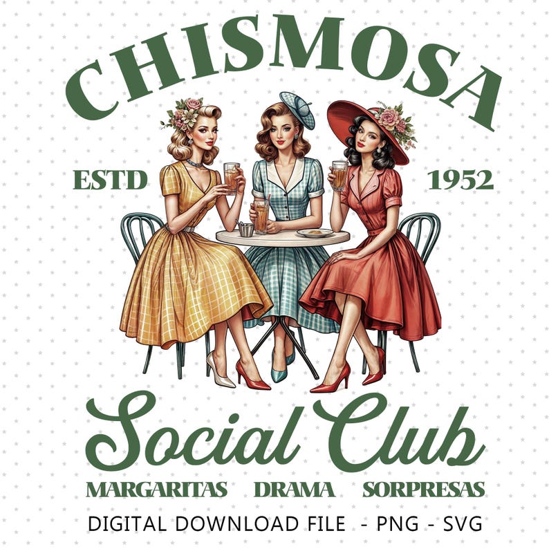 Chismosa Social Club PNG Digital Download, Latina Chisme PNG Clipart ...