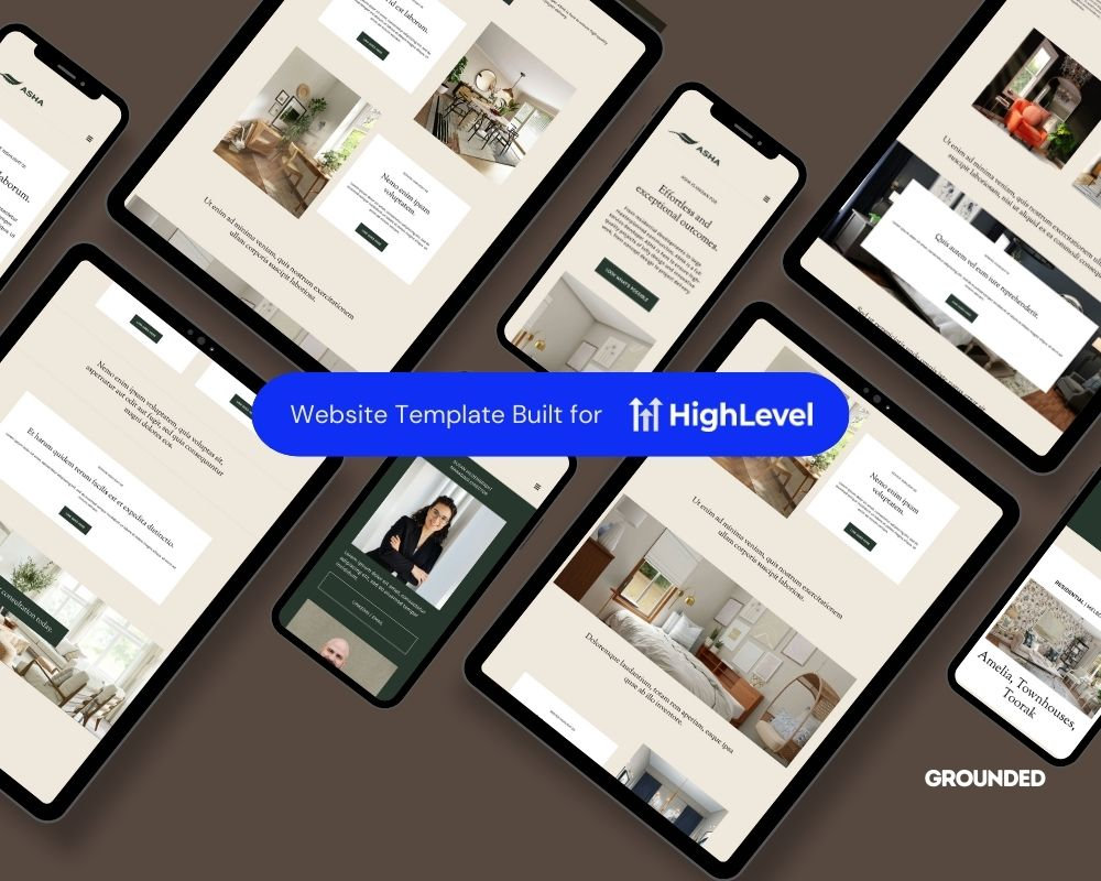 Gohighlevel Website Template | Crisp, Modern, Professional, Neutral ...