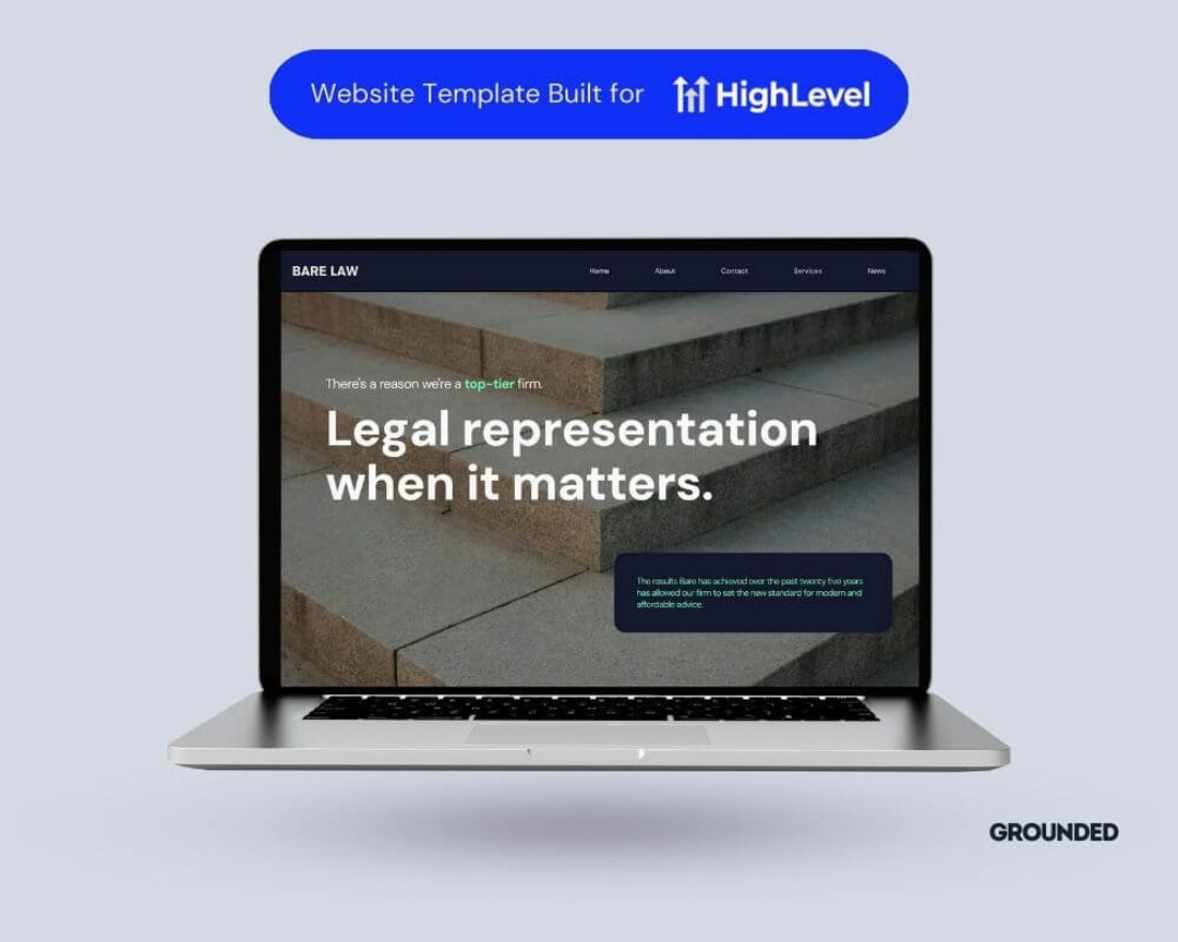 Gohighlevel Website Template | Bright, Modern, Clean, Bold ...