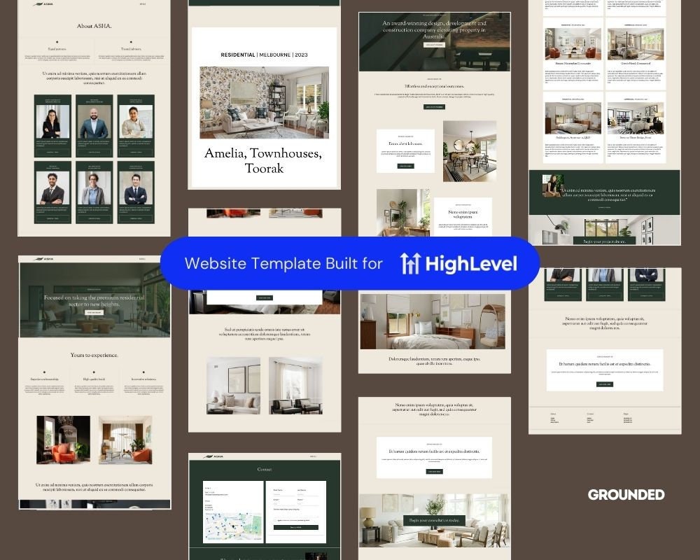 Gohighlevel Website Template | Crisp, Modern, Professional, Neutral ...