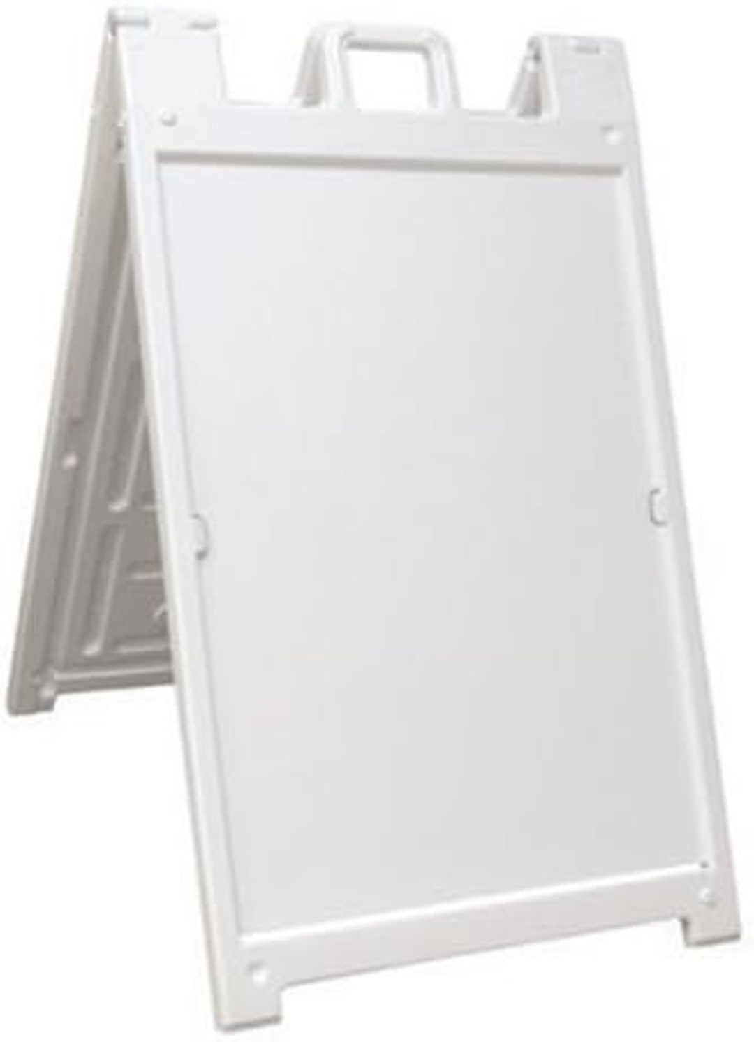 White Plasticade Signicade Deluxe Only Frame, A Frame Sidewalk Curb ...