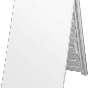 White Plasticade Signicade Standard 24x36 Only Frame, A Frame Sidewalk ...