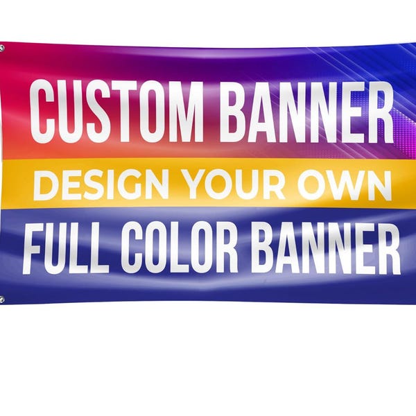 Personalized Banner - Etsy