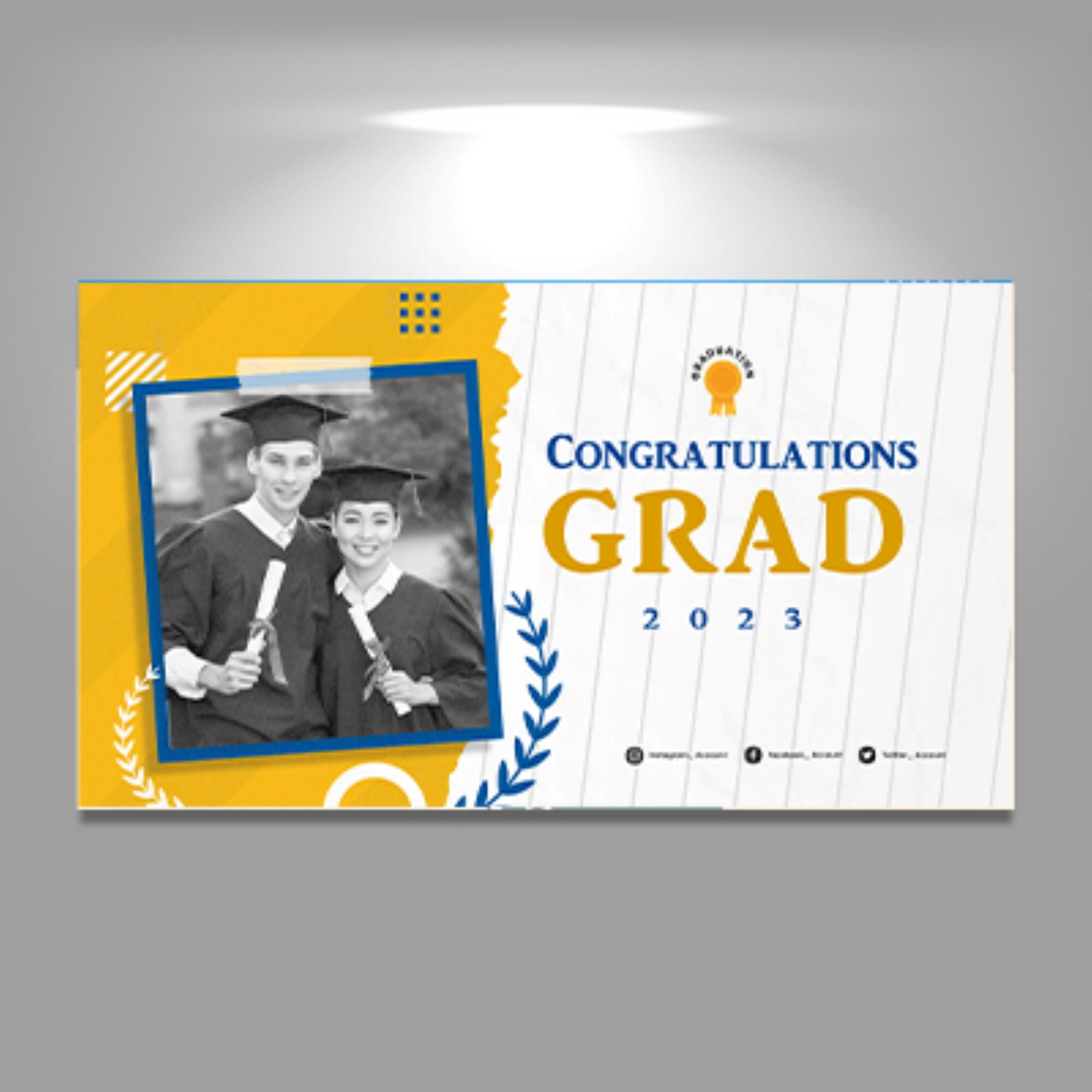 Custom Graduations Banners 3 X 6 Feet, Personalized Grad Banner, Custom ...
