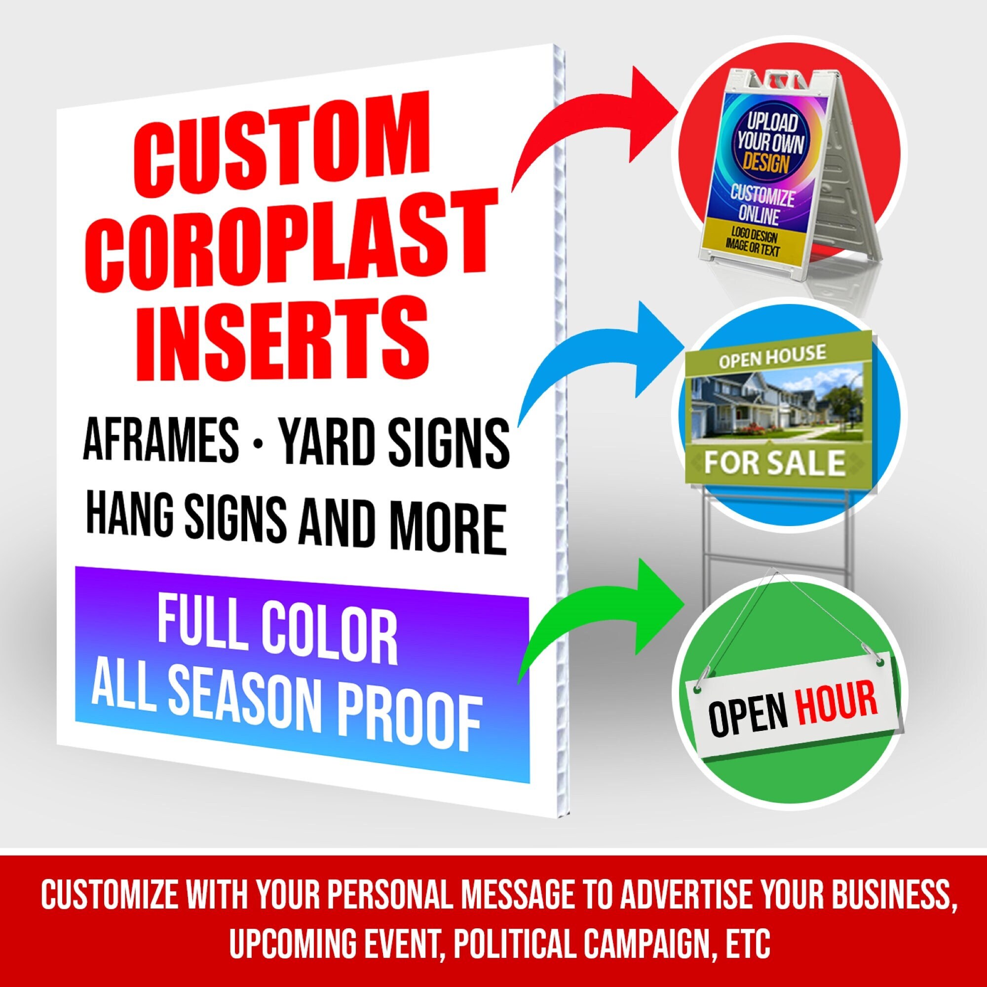1 Coroplast Signs 24 X 36, Corrugated Signs, Corrugated , Custom ...