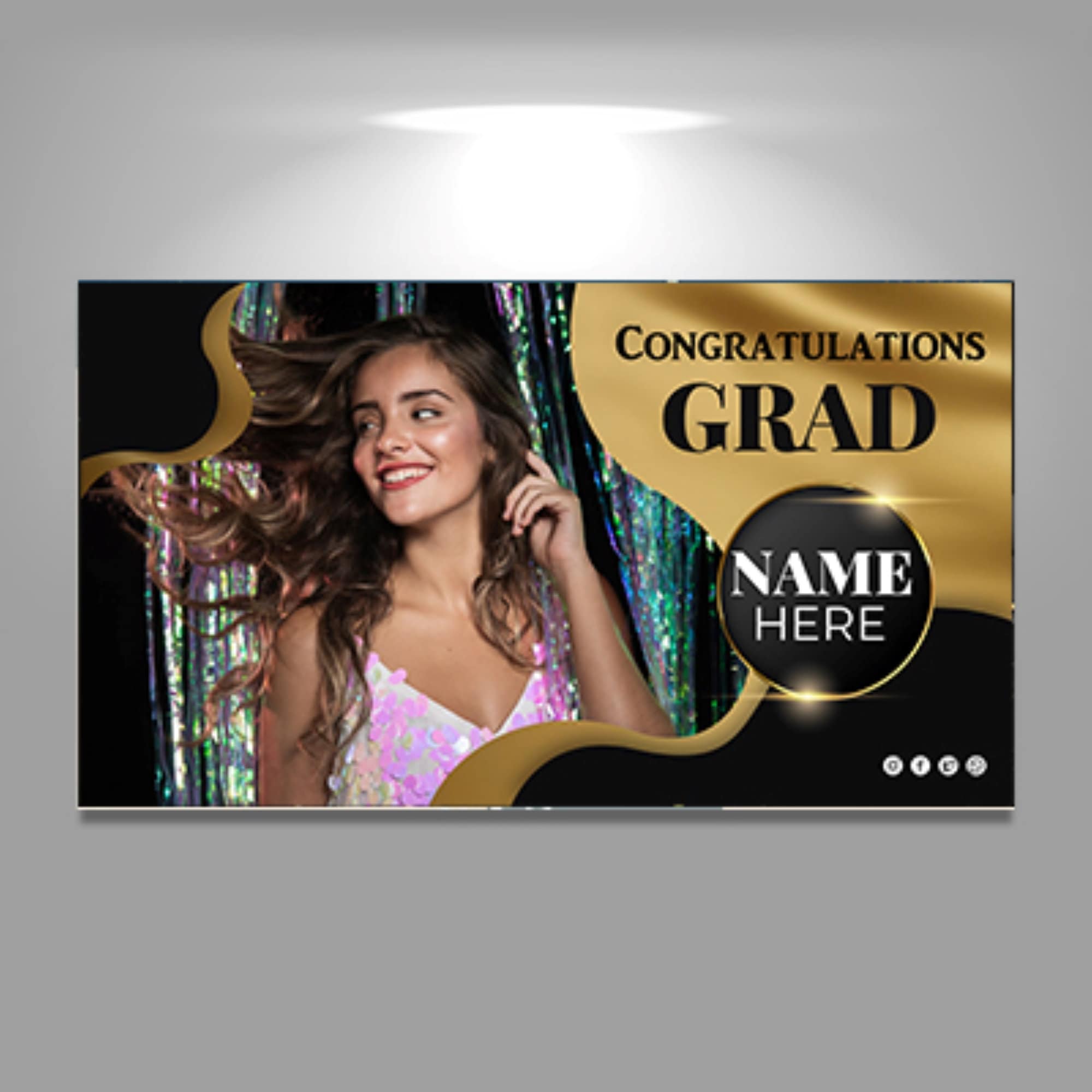 Custom Graduations Banners 3 X 6 Feet, Personalized Grad Banner, Custom ...