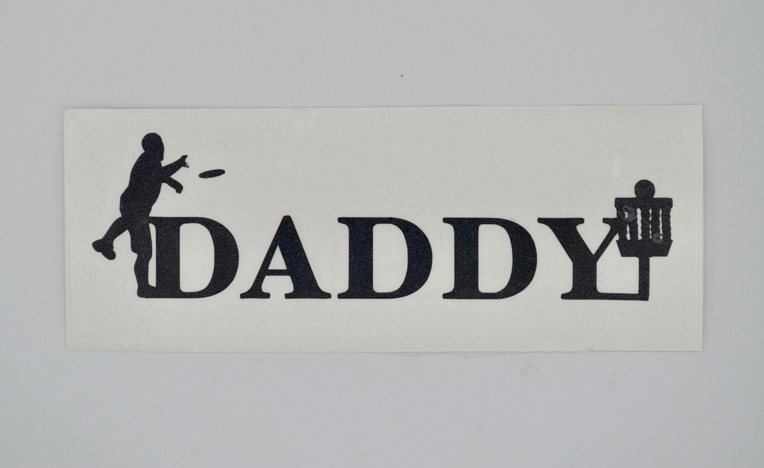 Disc Golf Daddy Vinyl Decal Bumper/window Sticker for Truck, Car or ...