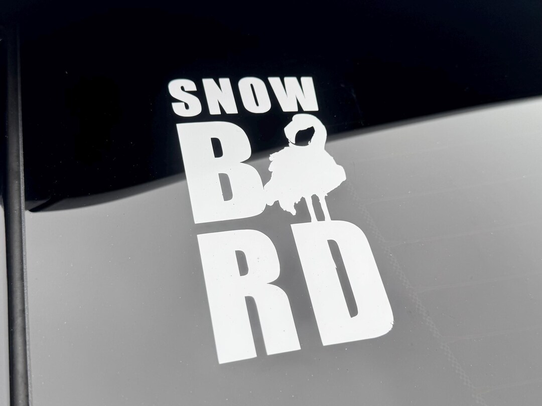 Snow Bird “snowbird” Traveler Vinyl Car Decal/bumper Sticker for Car ...