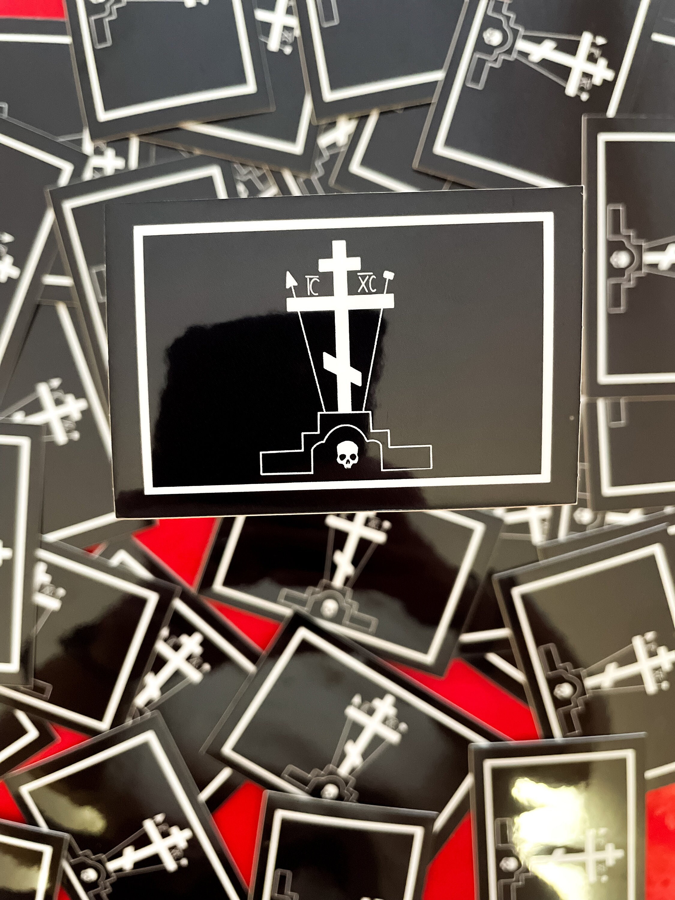 Orthodox Sticker Golgotha Cross Christian - Etsy