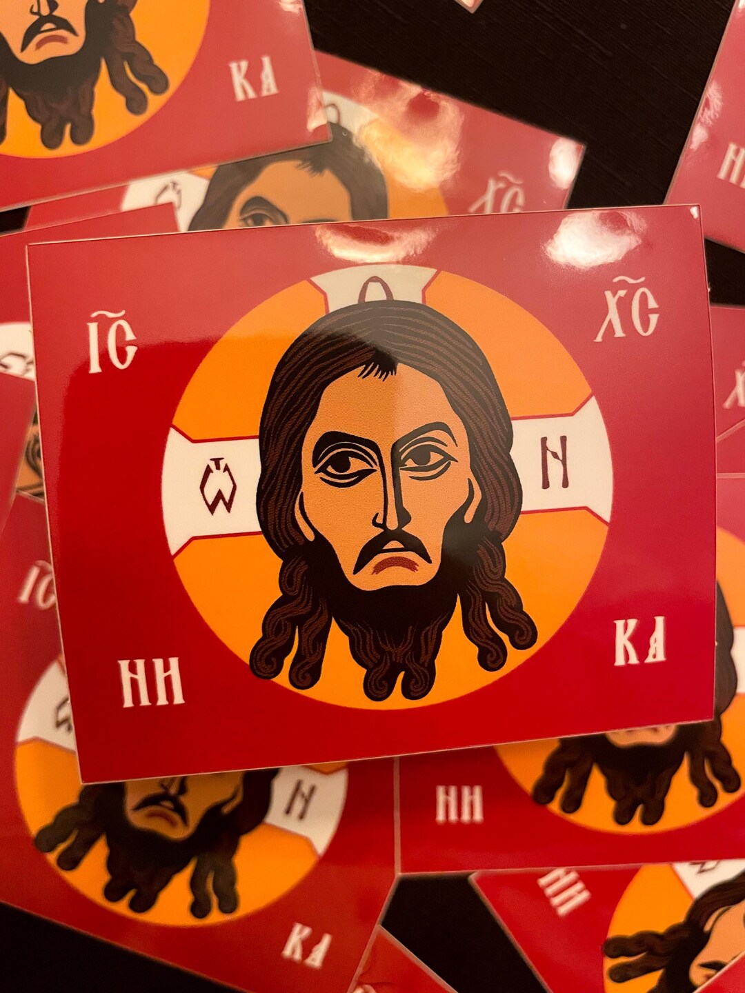 Orthodox Holy Face Sticker - Etsy