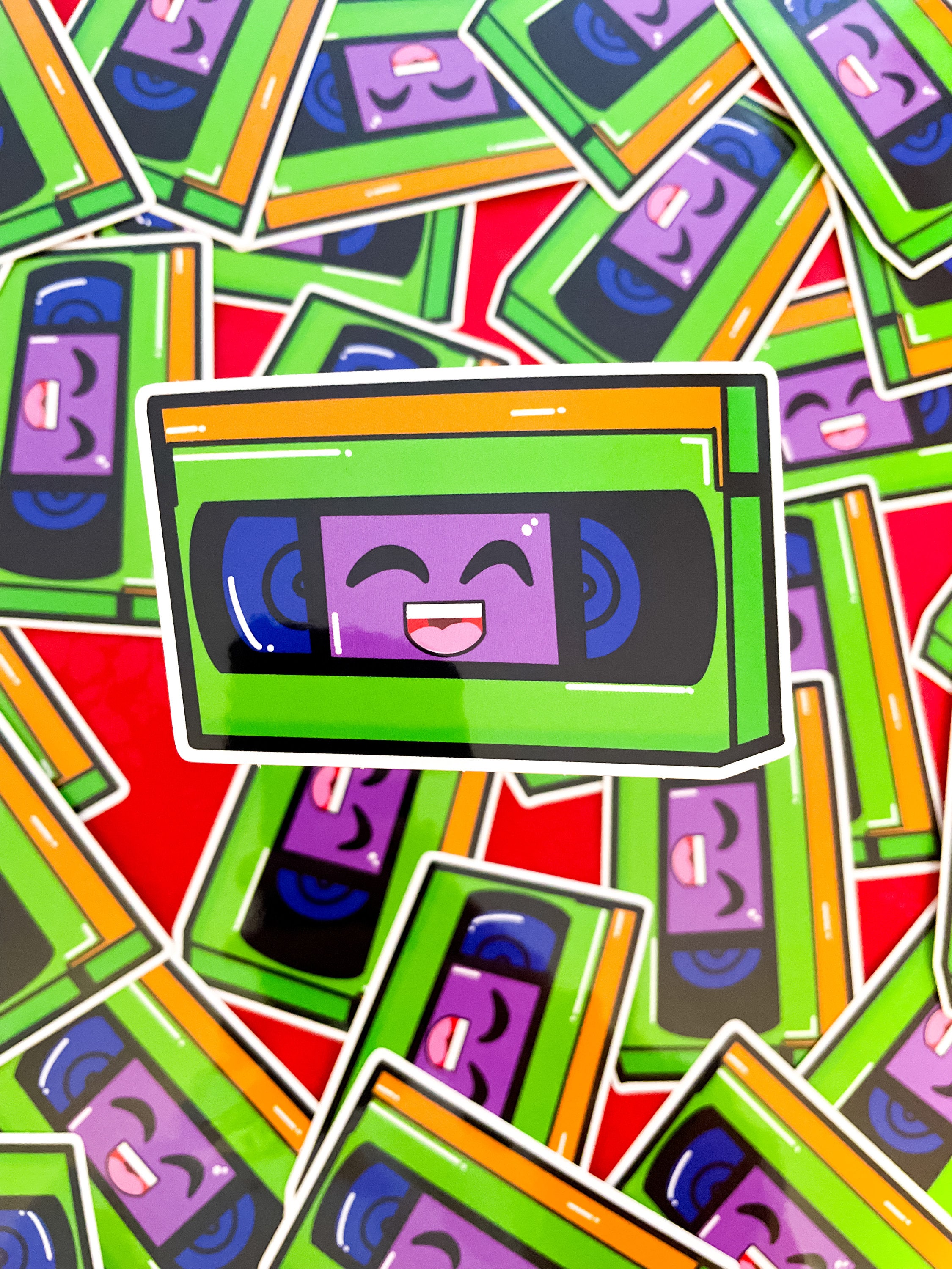 Retro Vhs Sticker Vinyl - Etsy