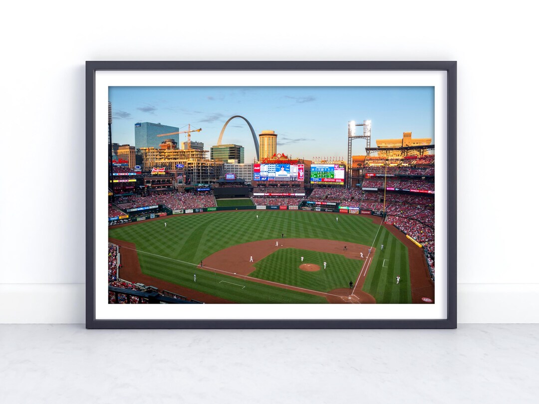 Busch Stadium Sunset Photo, St. Louis Cardinals Wall Art, Baseball ...