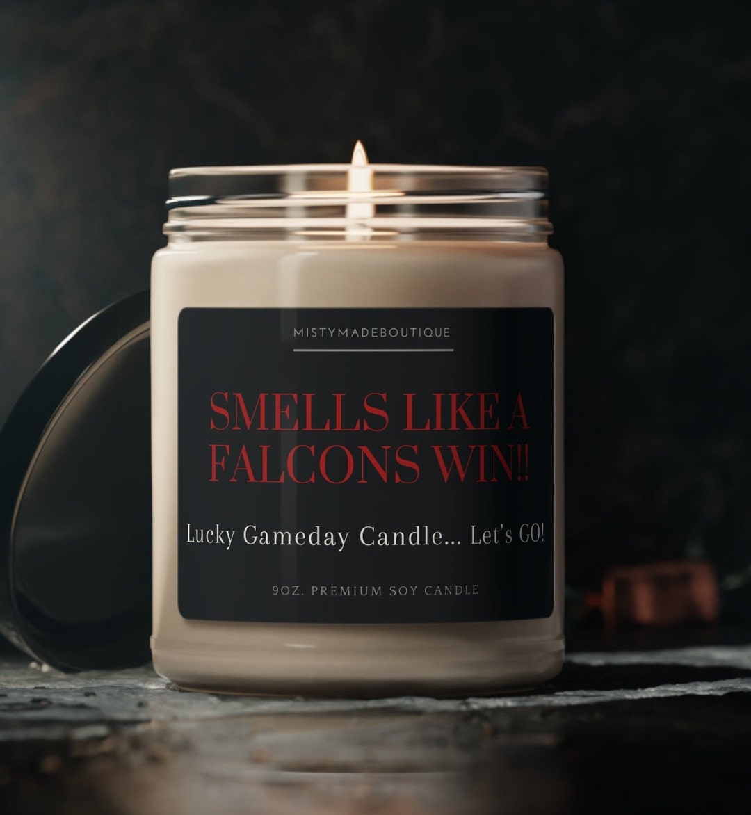 Atlanta Falcons Win Candle, Unique Gift Idea NFL Candle Atlanta Falcons ...