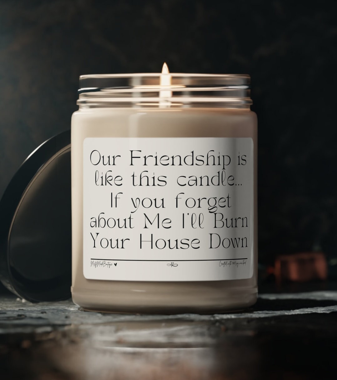 Friendship Candle, Best Friend Gift, Friendship Gift, Friend Gift, Our ...