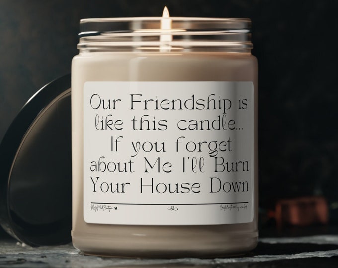Friendship Candle, Best Friend Gift, Friendship Gift, Friend Gift, Our ...