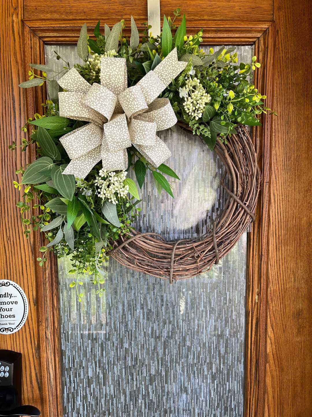 Everyday Greenery Wreath, Greenery Wreaths, Wreaths for Front Door ...