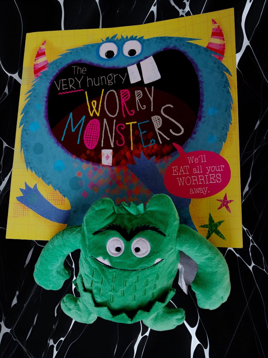 Storybook & Sidekick the Very Hungry Worry Monster - Etsy