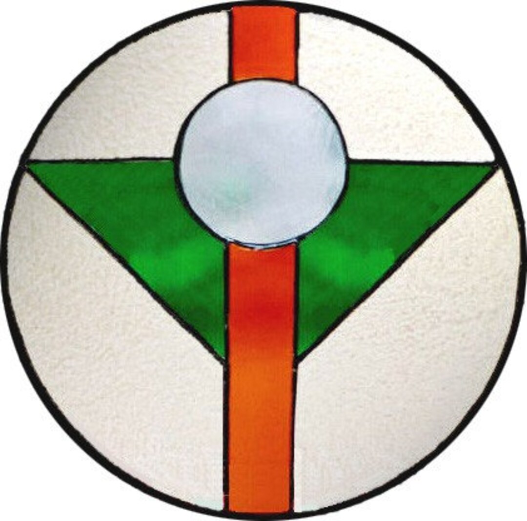 Simplicity Stained Glass Panel - Etsy