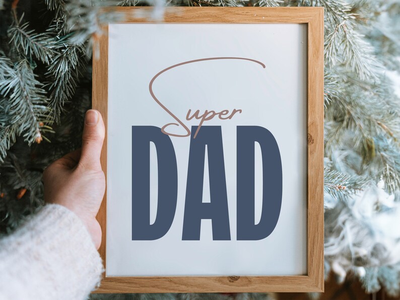 Dad SVG, Super Dad Svg for Father's Day Gift Ideas SVG File for Cricut ...
