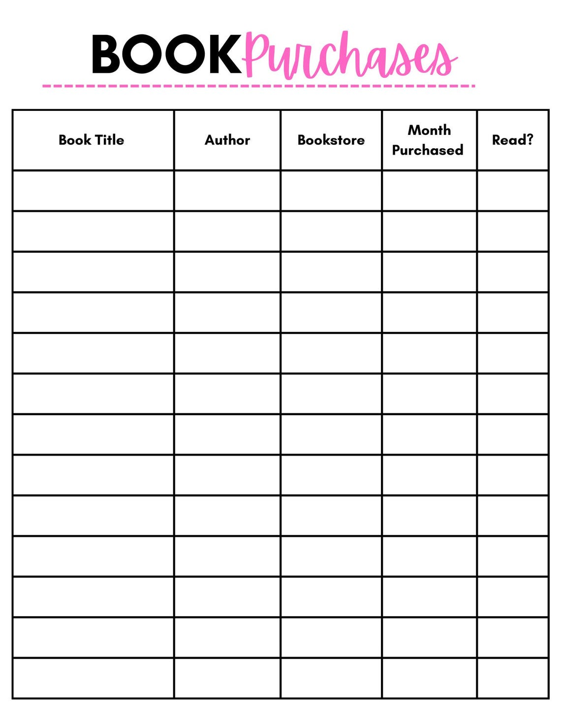 Pink Book Journal Template Pack - Etsy
