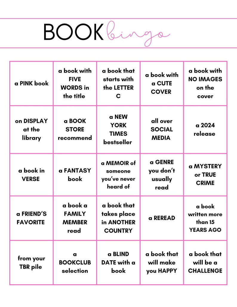 Pink Book Journal Template Pack - Etsy