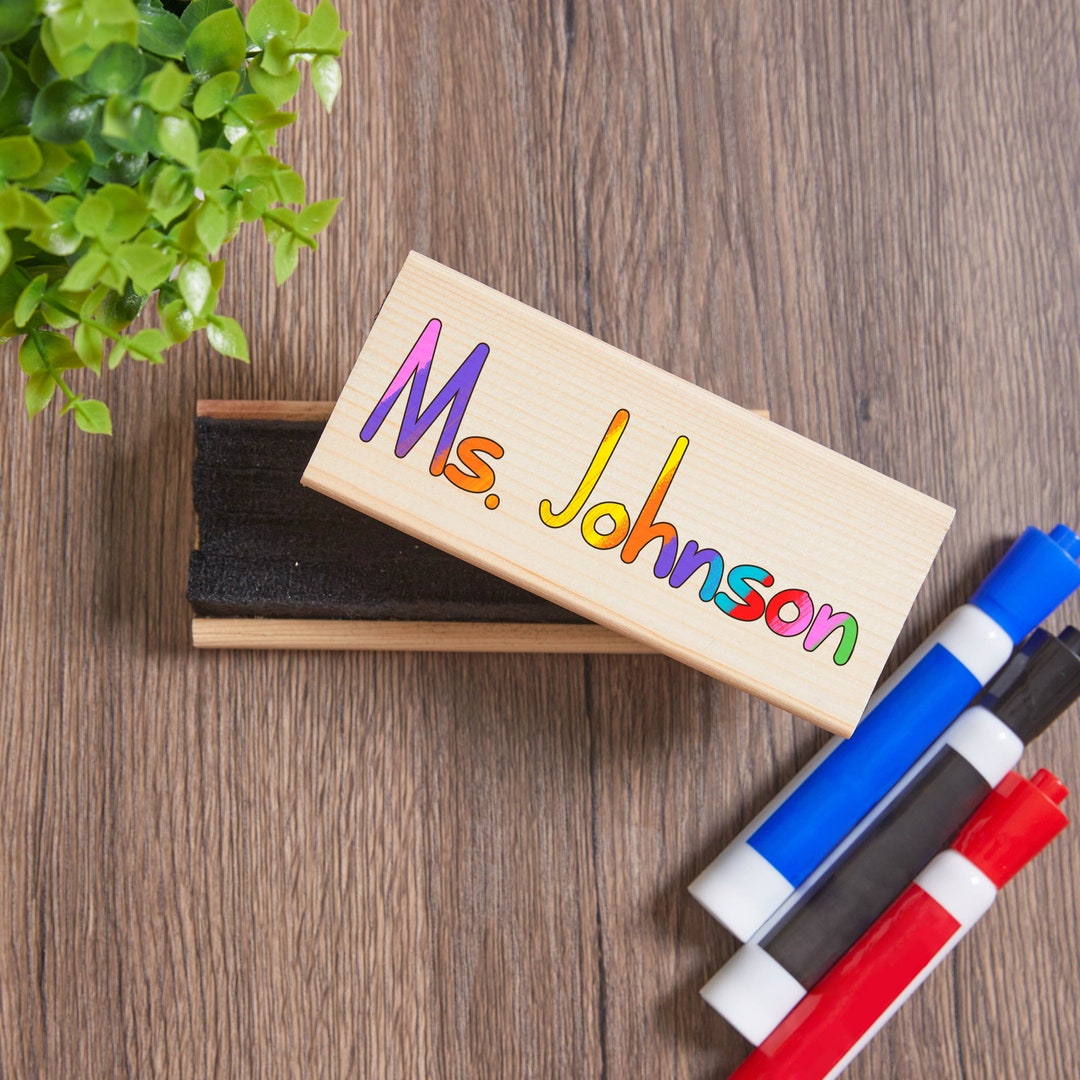 Teacher Eraser, Teacher Appreciation Gift, Personalized Teacher ...