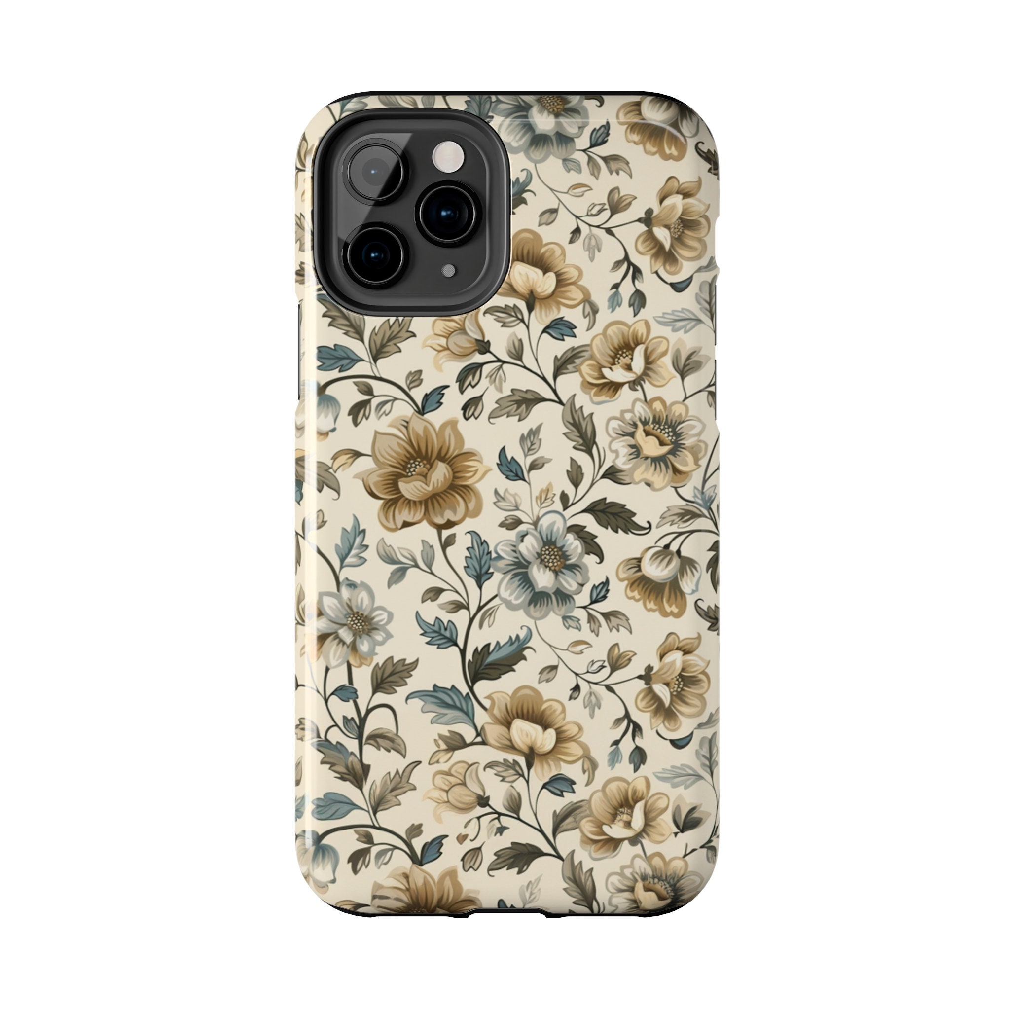 Floral Phone Case Brown Aesthetic Flower Lover Gift Ideas Flower Phone ...