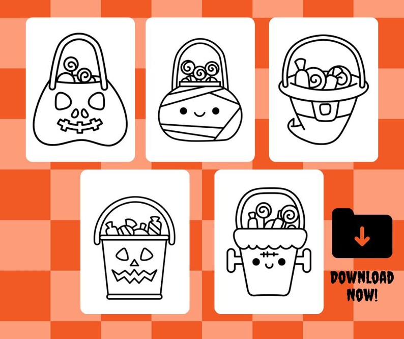 10 Cute Spooky Halloween Coloring Pages | Printable Halloween Coloring ...