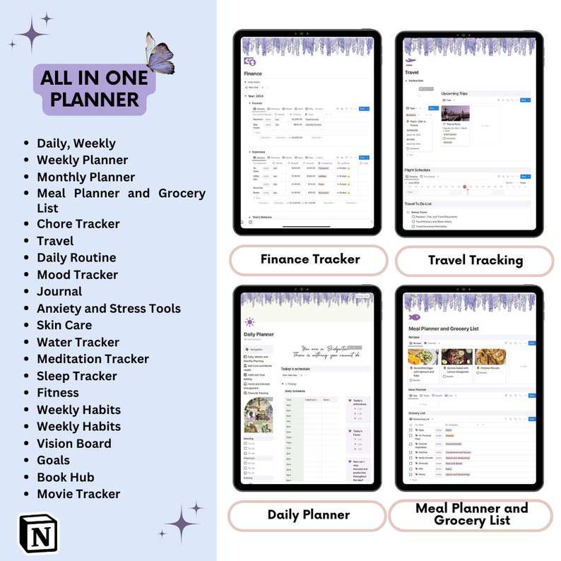 Bridgerton-themed Notion Planner Elegant Regency Era Digital Organizer ...