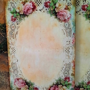 Set of 10 Handmade Shabby Chic Victorian Old World Envelopes. I Line ...