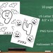 Halloween Printable Number Coloring Pages Worksheet for Kids ...