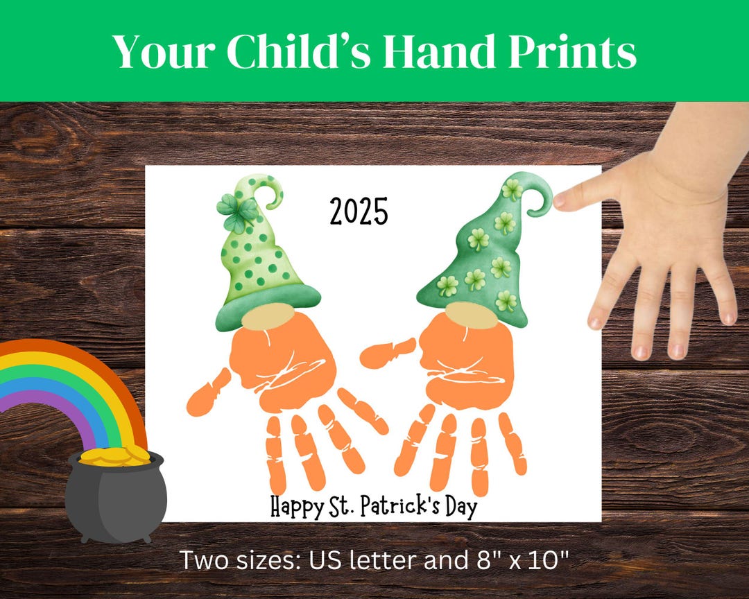 St. Patrick's Day Handprint Art, Classroom Activity, Daycare Craft ...