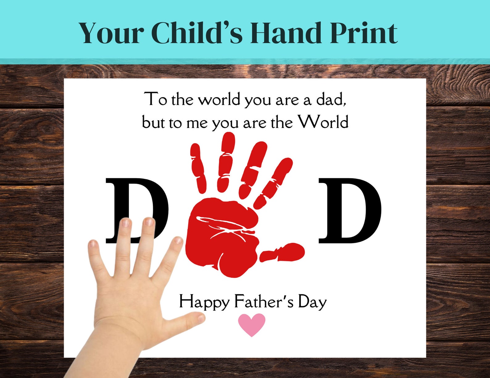Fathers Day Handprint Art, Fathers Day Activity, Fathers Day Craft ...