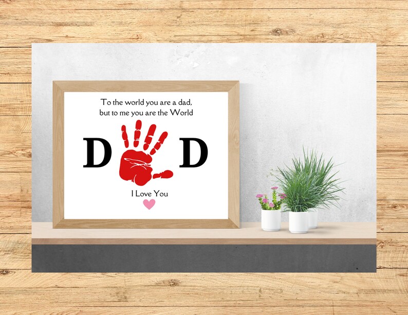 Fathers Day Handprint Art, Fathers Day Activity, Fathers Day Craft ...