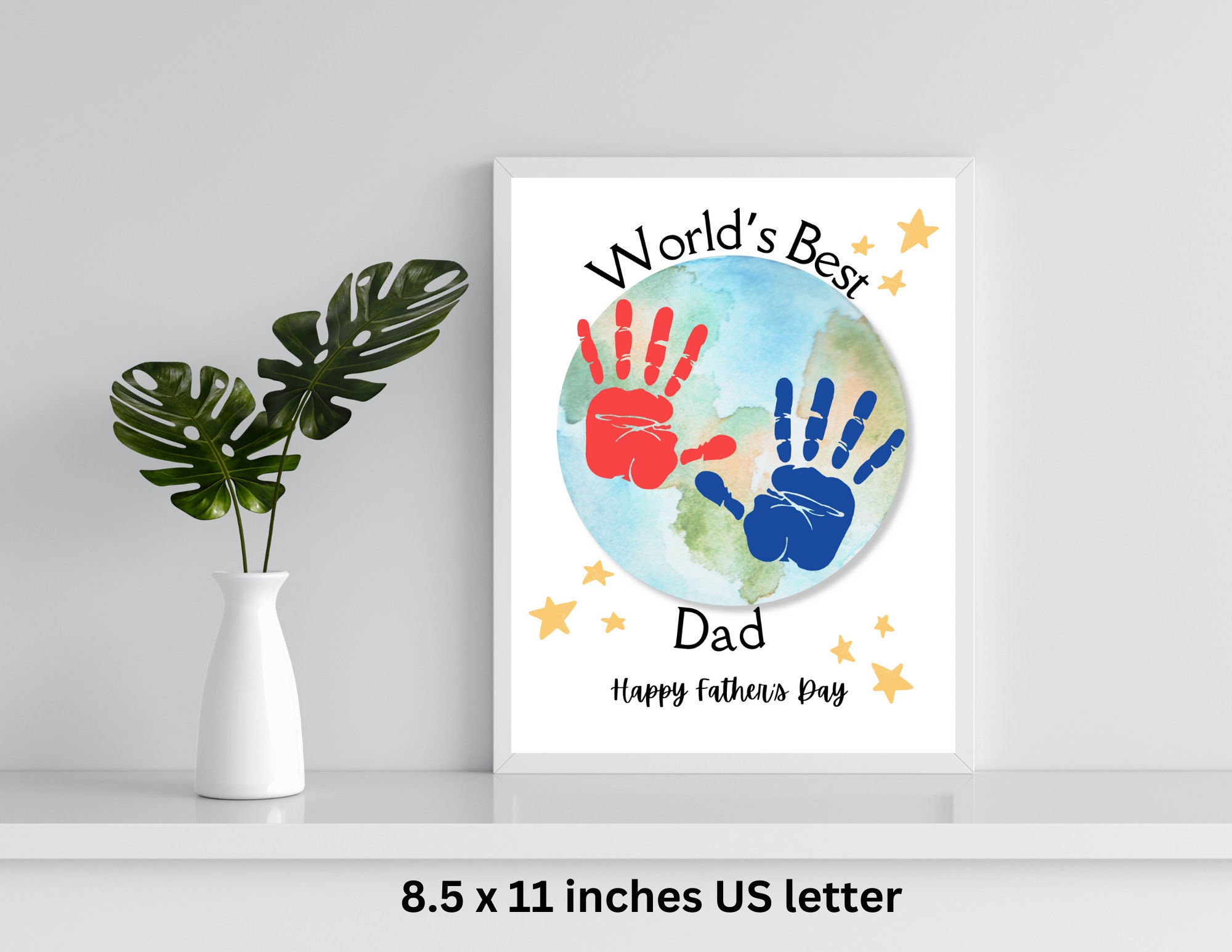 Fathers Day Handprint Art, Fathers Day Activity, Fathers Day Craft ...