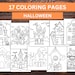 Halloween Haunted House Printable Coloring Pages for Kids, Halloween ...