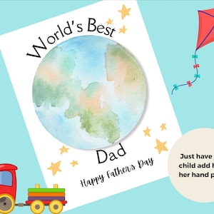 Fathers Day Handprint Art, Fathers Day Activity, Fathers Day Craft ...