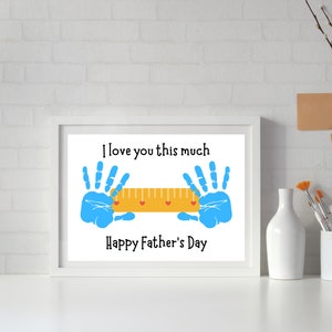 Fathers Day Handprint Art, Fathers Day Activity, Fathers Day Craft ...