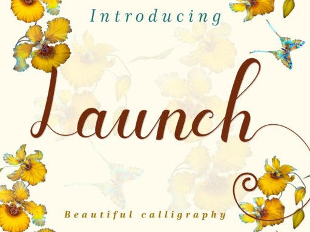 Launch Font, Display Font, Vintage Cricut Font, Font Bundle for Cricut ...