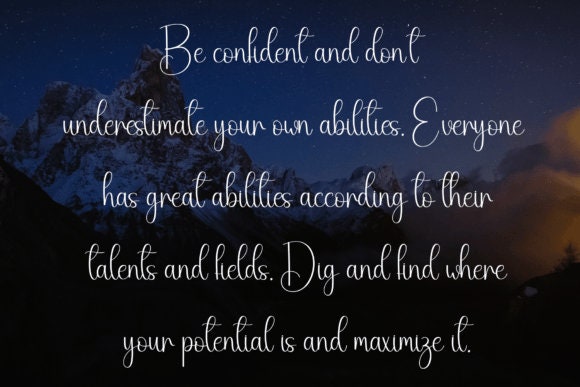 The Night Font, Handwritten Font, Beautiful Font, Script Font, Vintage ...