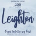 Leighton Font, Handwritten Font, Signature Font, Casual Font, Brush ...