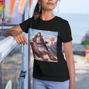 Jesus Crossing up the Devil - Etsy