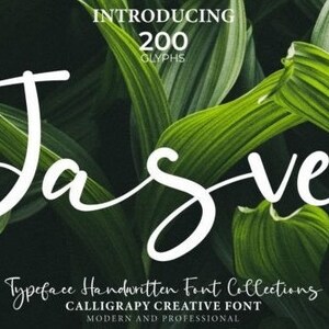 Jasver Font, Groovy Font, Branding Font, Wedding Font, Swash Font ...