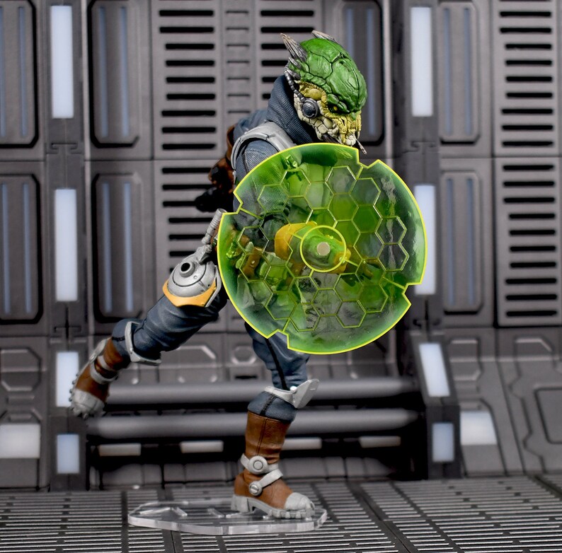 Energy Shield Accessory Compatible With Cosmic Legions Figures Style 3 ...
