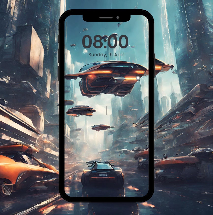 2099 Futuristic IOS 4K Wallpaper - Etsy